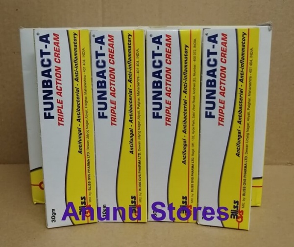 Funbact A Triple Action Cream - 30g