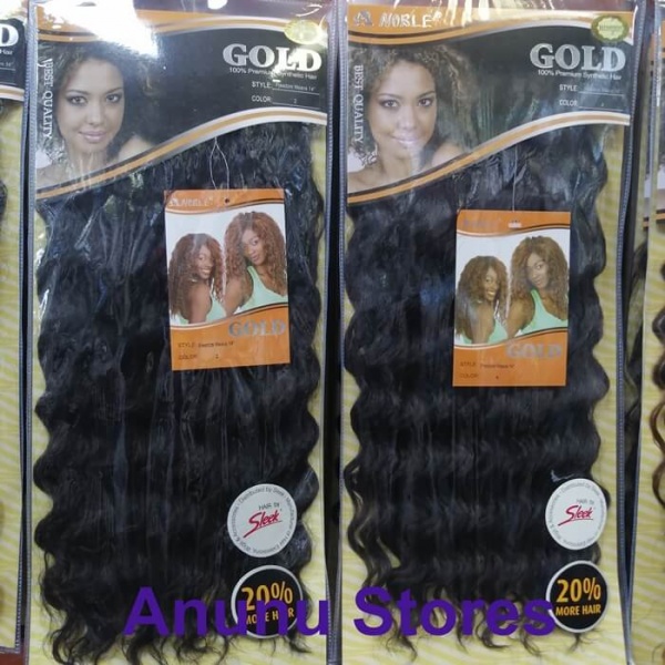 Noble Gold Synthetic Bohemian Coco Weave - 14&
