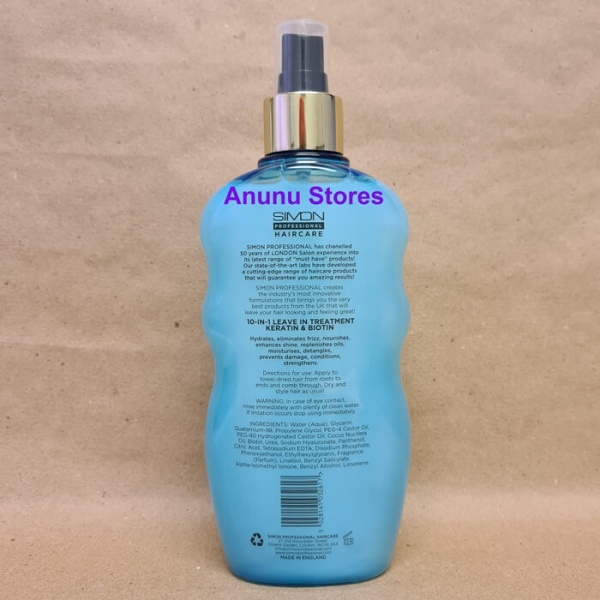 SIMON Professional HAIRCARE 10-in-1 Leave-In Treatment KERATIN & BIOTIN