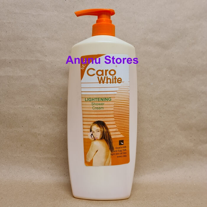 Caro White Goat's Milk And Egg Yolk Lightening Shower Cream 1000ml