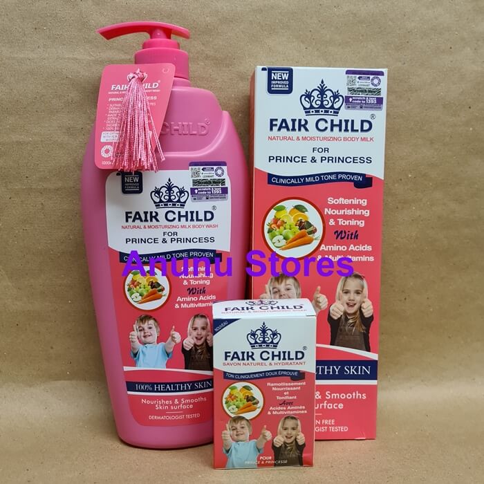 Fair Child Natural & Moisturising with Amino Acids & Multivitamins Body ...