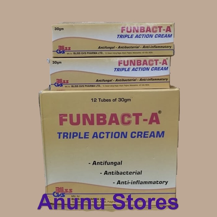 Funbact A Triple Action Cream - 30g
