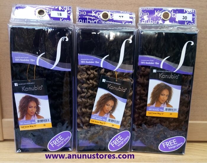 Sensationnel Kanubia Synthetic Cork Screw Weave - 12& Weft