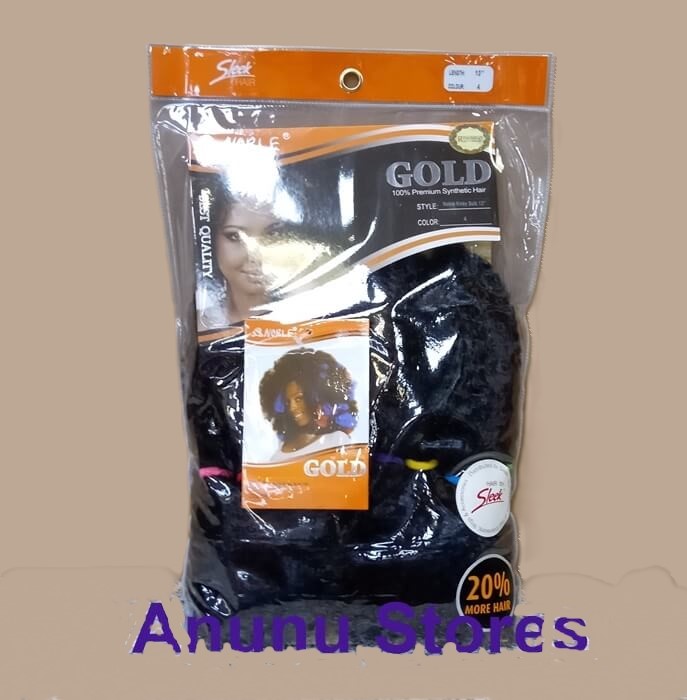 Noble Gold Kinky Bulk - 13"