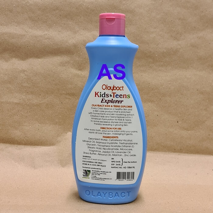 Olaybact Kids & Teens Explorer 8 in 1 Lotion - 400ml