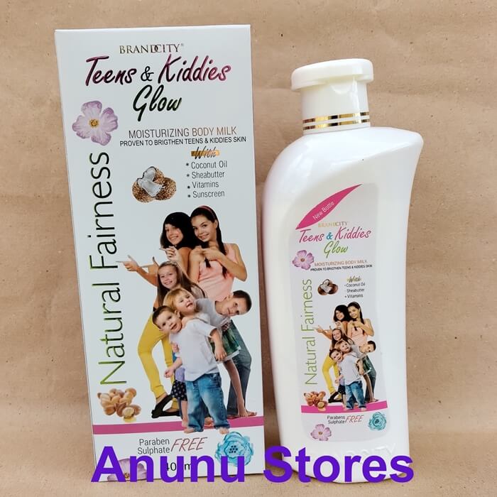 Teens & Kiddies Glow Natural Fairness Moisturising Body Milk - 400ml