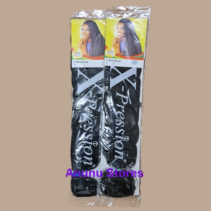 Xpression Rich Braid - Braid Single Plaits Crochet - 75ins