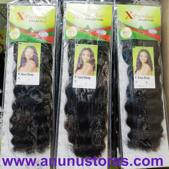 Xpression Rose Deep Wave Weave - 16 inches